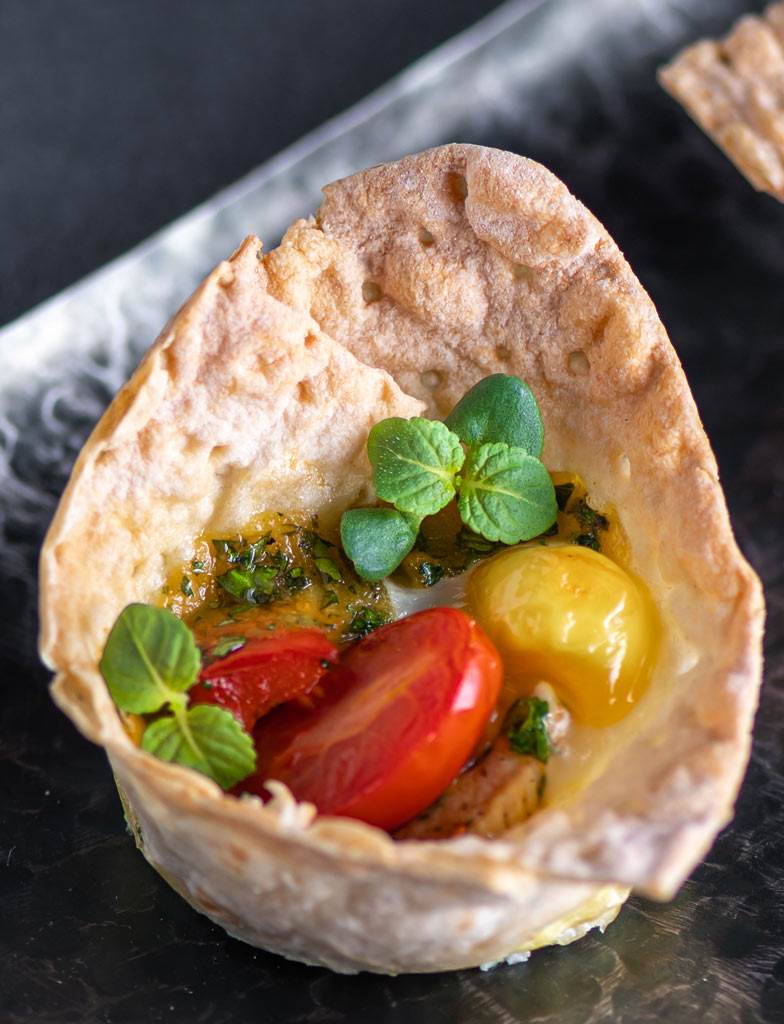 Quiche with flat bread | Schulstad Bakery Solutions