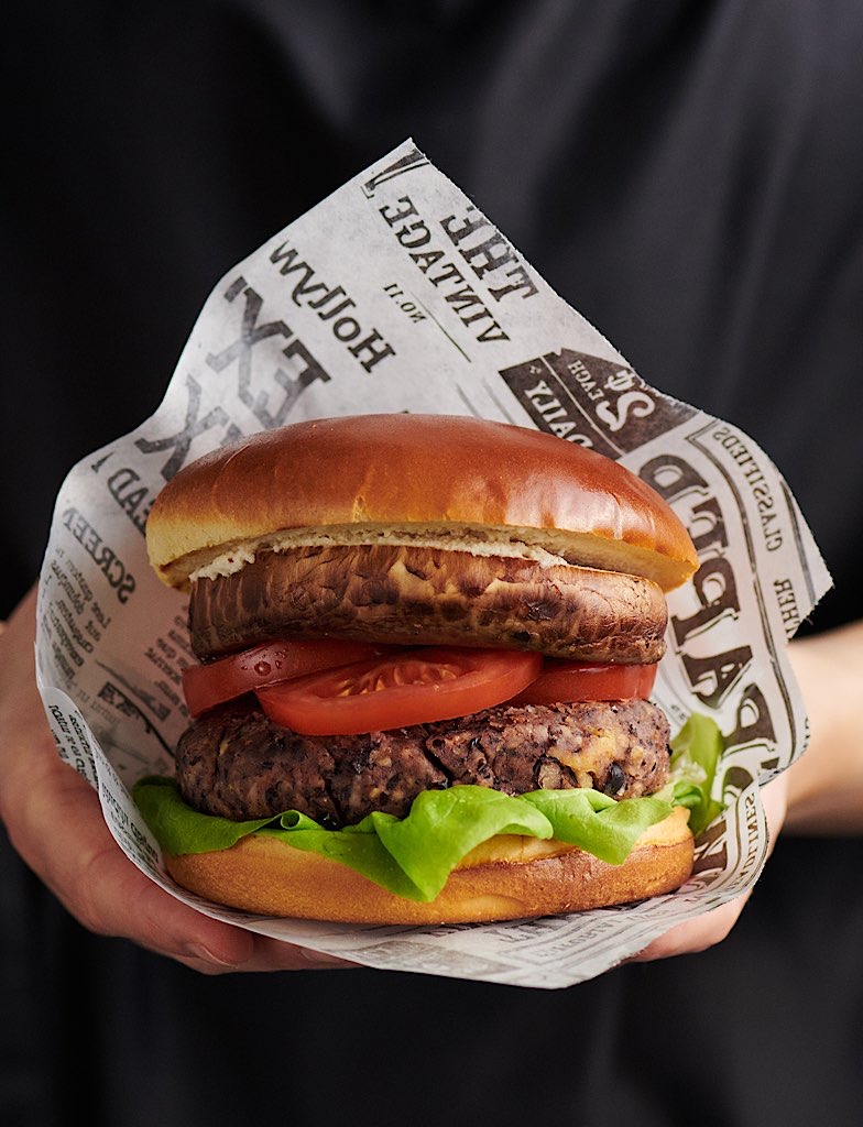 The Triple B Vegan Black Bean Burger | Schulstad Bakery Solutions