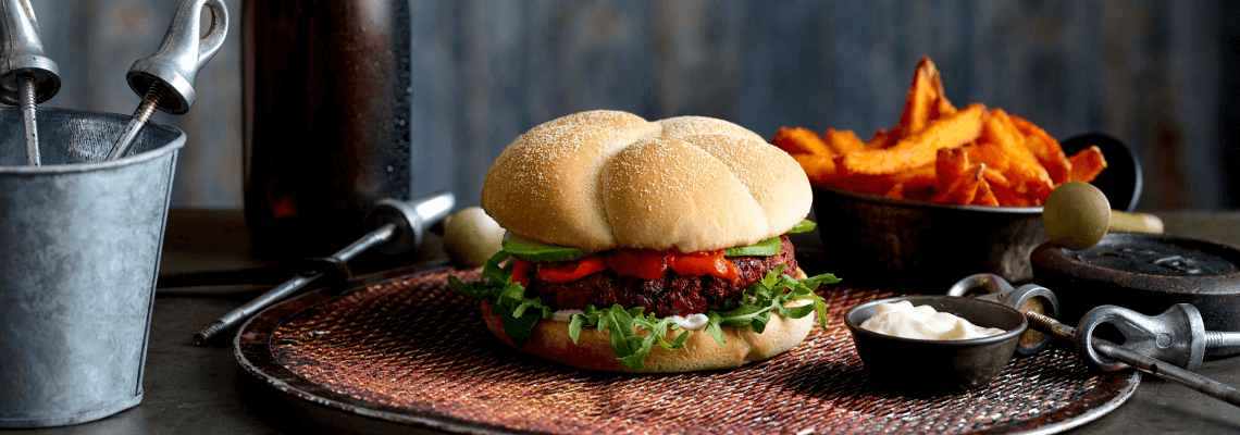 ‘As Good As A Meat’ Burger | Schulstad Bakery Solutions